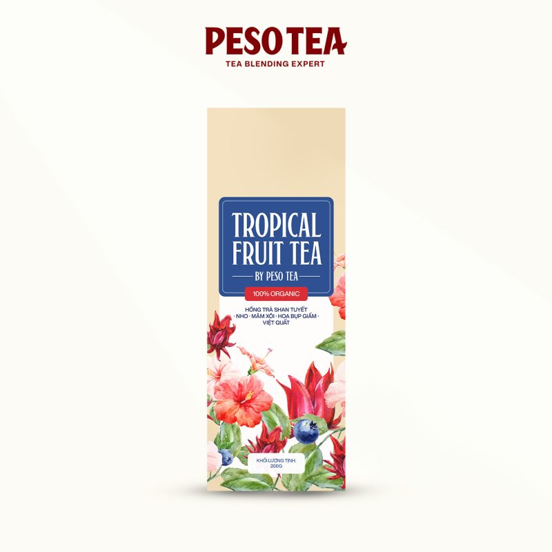 Trà Trái Cây Nhiệt Đới (Tropical Fruit Tea) - pesotea